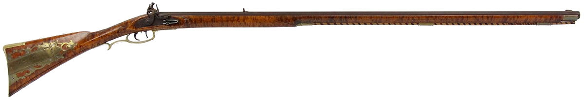 Frank Burton 45 Caliber Kentucky Rifle - Used in Good Condition