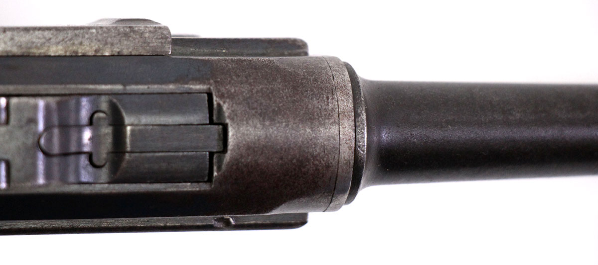 DWM Commercial P08 Luger 30 Luger Pistol - Collectible Naval Rear Sight