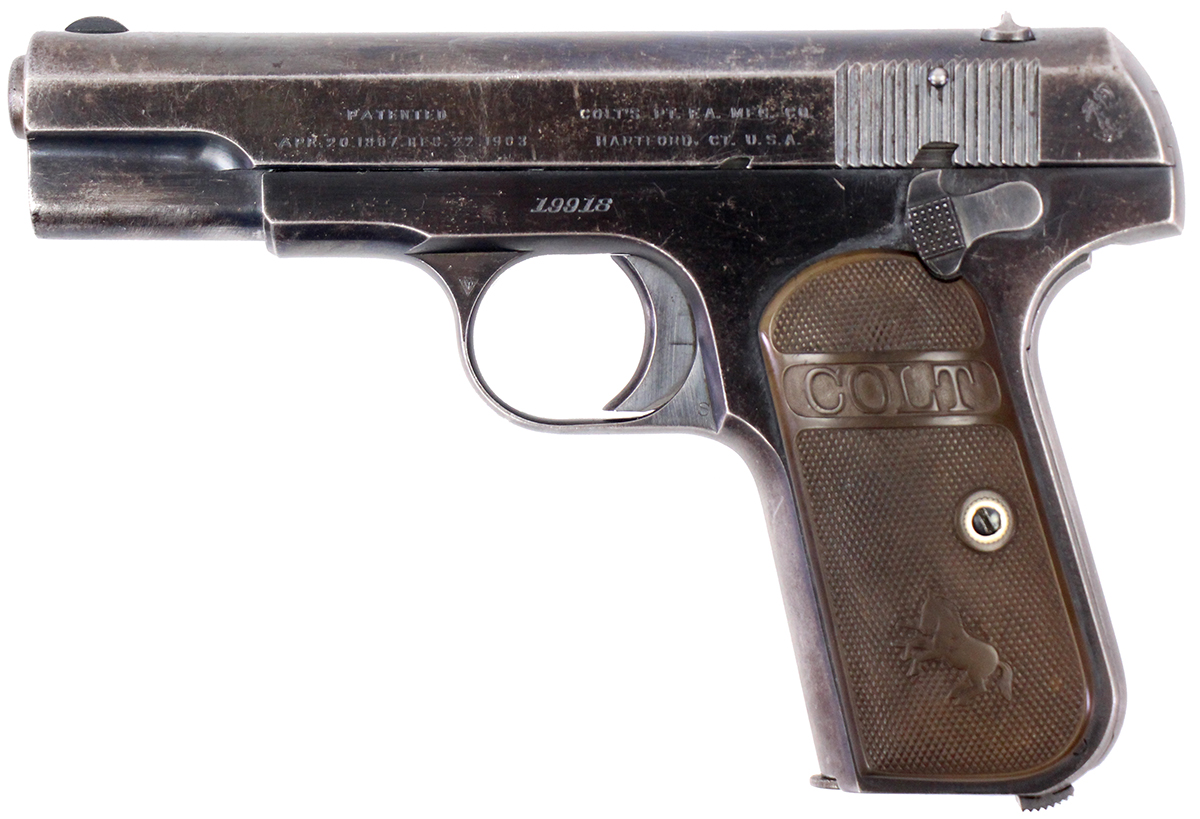 Colt 1908 Hammerless 380 ACP Pistol - Collectible 1916