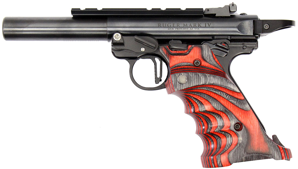 Custom Ruger Mark IV 22LR Pistol - Used in Good Condition