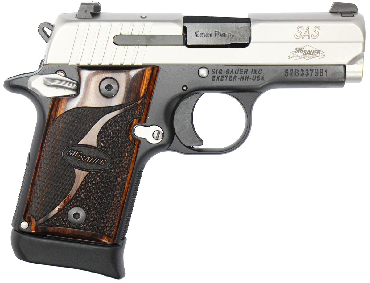 Sig Sauer P938 SAS 9mm Pistol - Used in Good Condition with Box