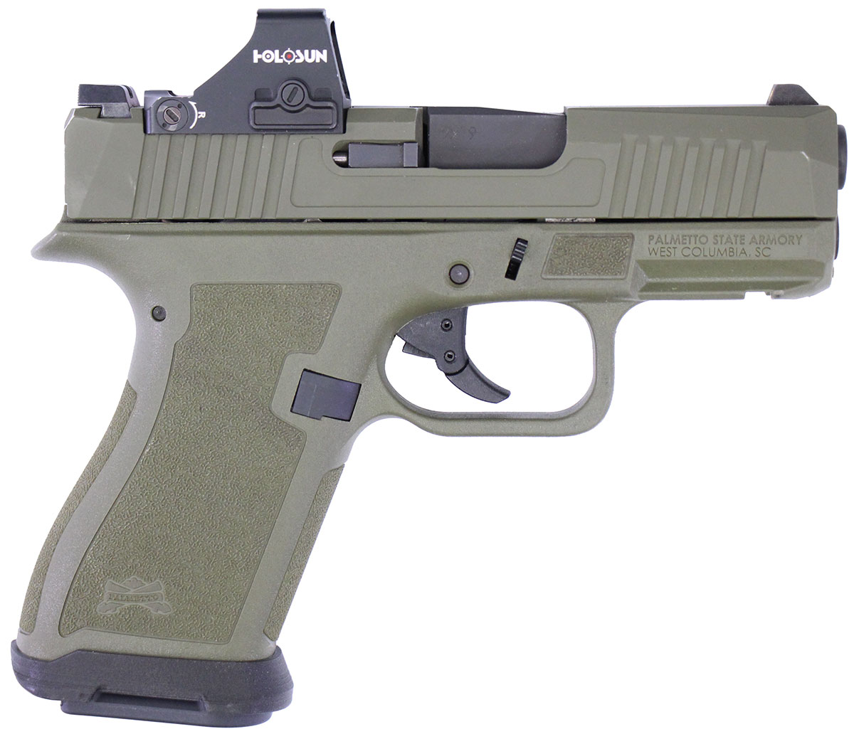 Palmetto State Armory Micro Dagger 9mm Pistol - Used in Good Condition with Case Holosun HS407K ...