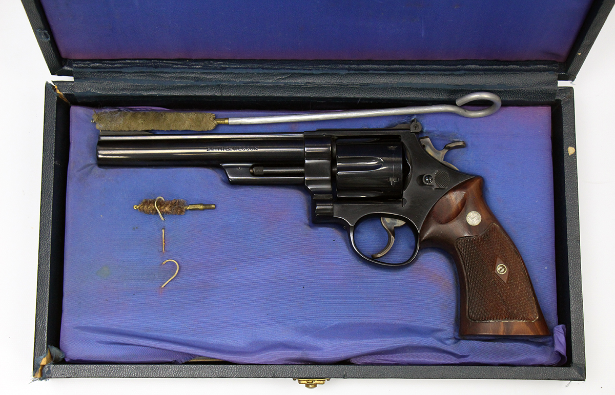 Smith & Wesson Pre Model 29 44 Mag Revolver - Collectible with Box 5 ...