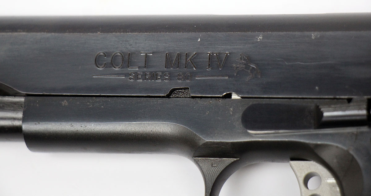 Colt Combat Government Model Series 80 1911 45 ACP Pistol - Used in ...