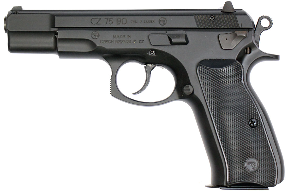 CZ 75 BD 9mm Pistol - Used in Good Condition with Pelican Case